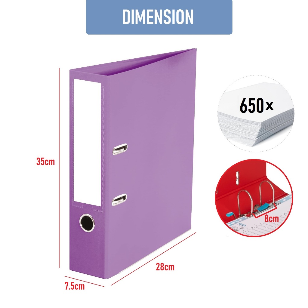 Jual Odner Map Folio Pvc Colour / Odner Map F4 / File Pvc 401 Warna Combo / Map Ordner Folder F4 ...
