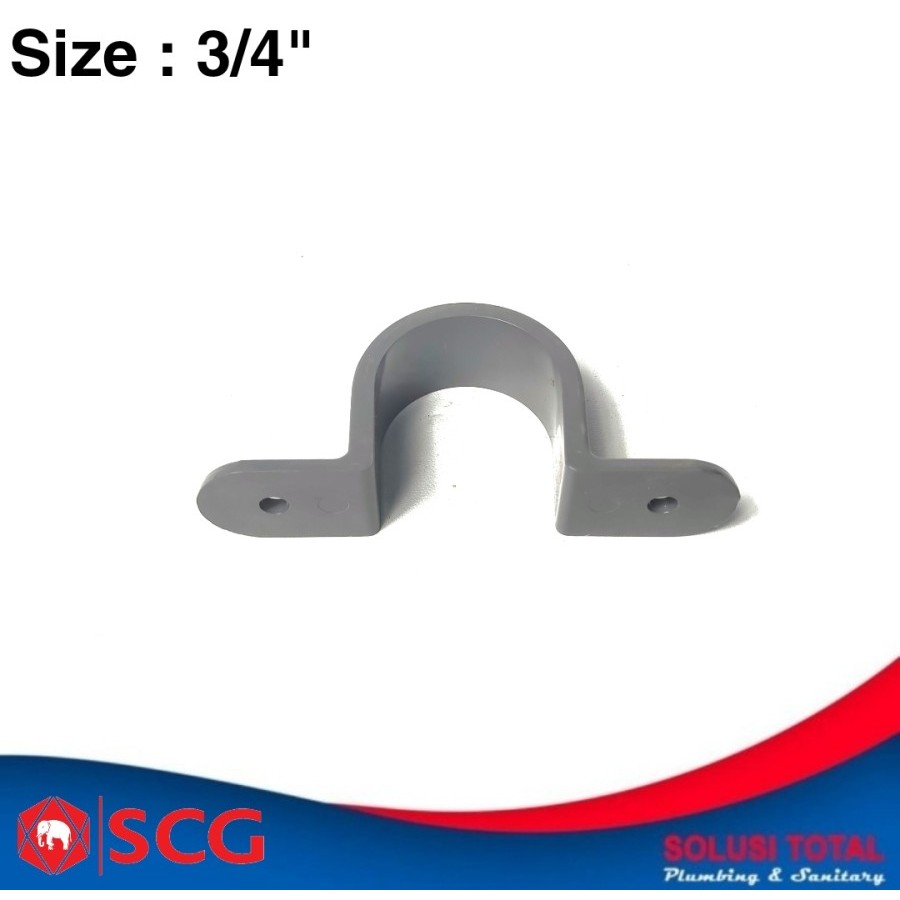 Jual Klem Omega Pvc 3/4 Inch Saddle Clip 3/4" SCG | Shopee Indonesia