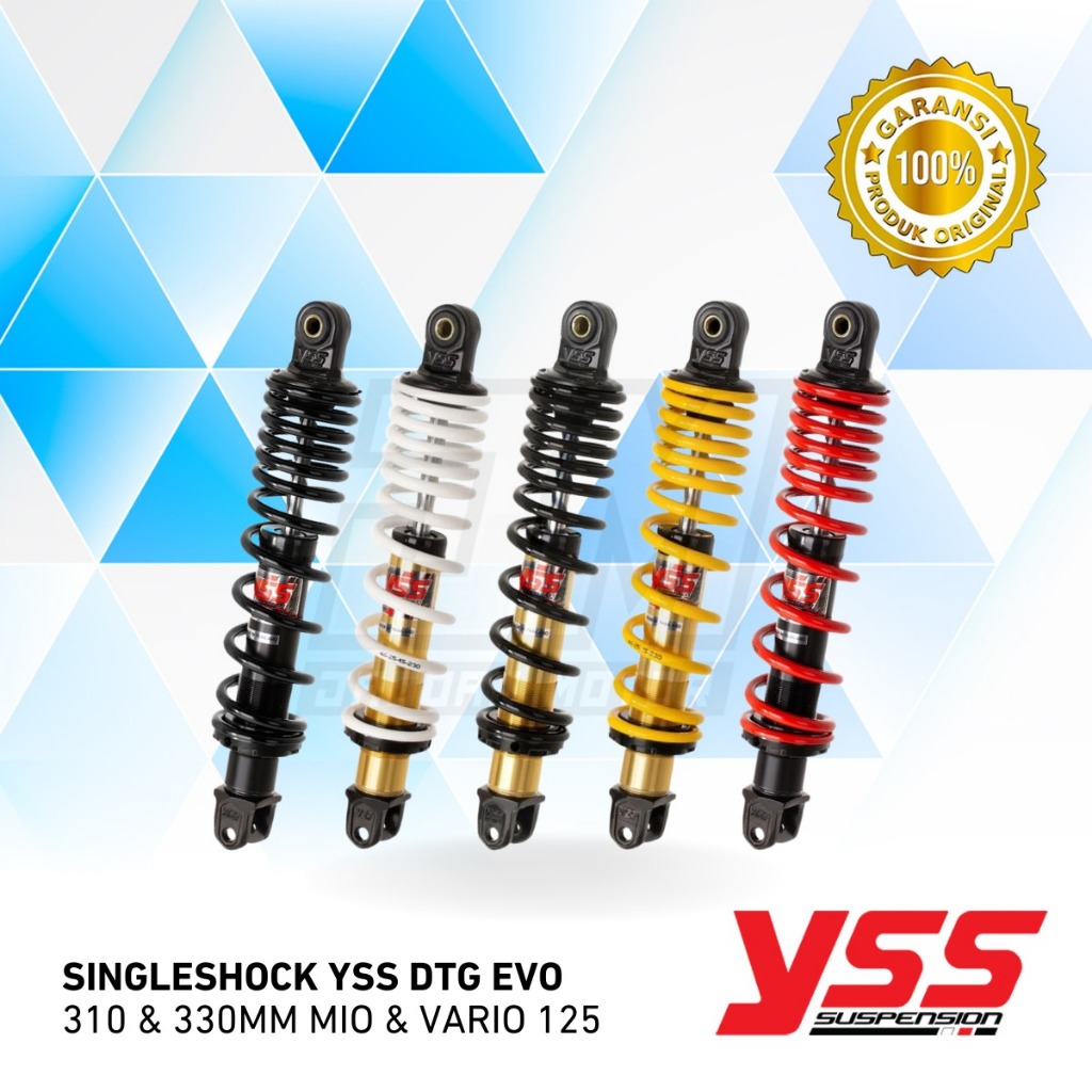 Jual Shock YSS DTG EVO / DTG PLUS - MIO (310MM) / VARIO 125 (330MM) | Shopee Indonesia