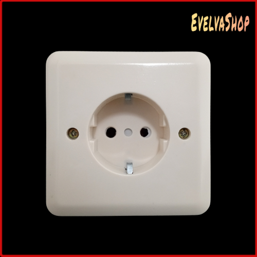 Jual Saklar Stop Kontak Inbow Socket Colokan IB Tanam 1 Lubang | Shopee ...