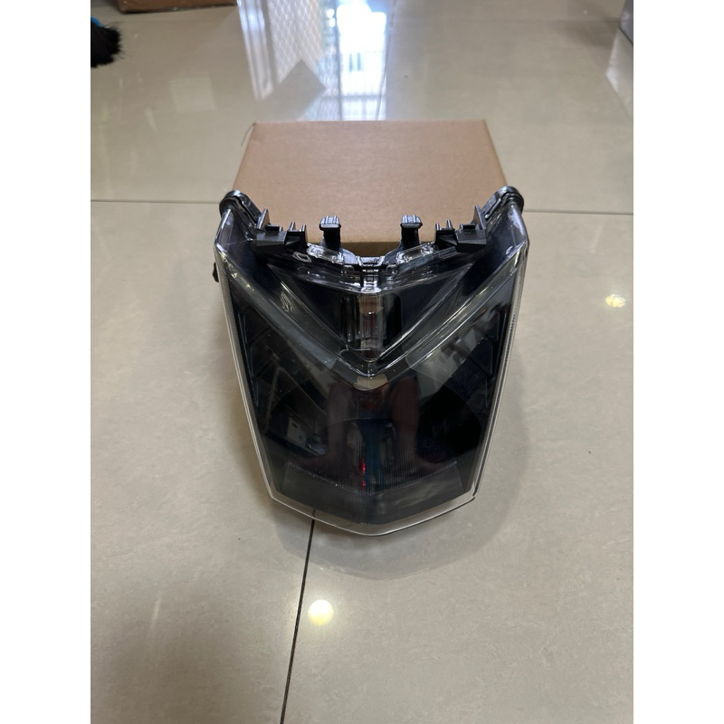 Jual lampu depan beat fi warna hitam custom reflektor depan motor honda ...