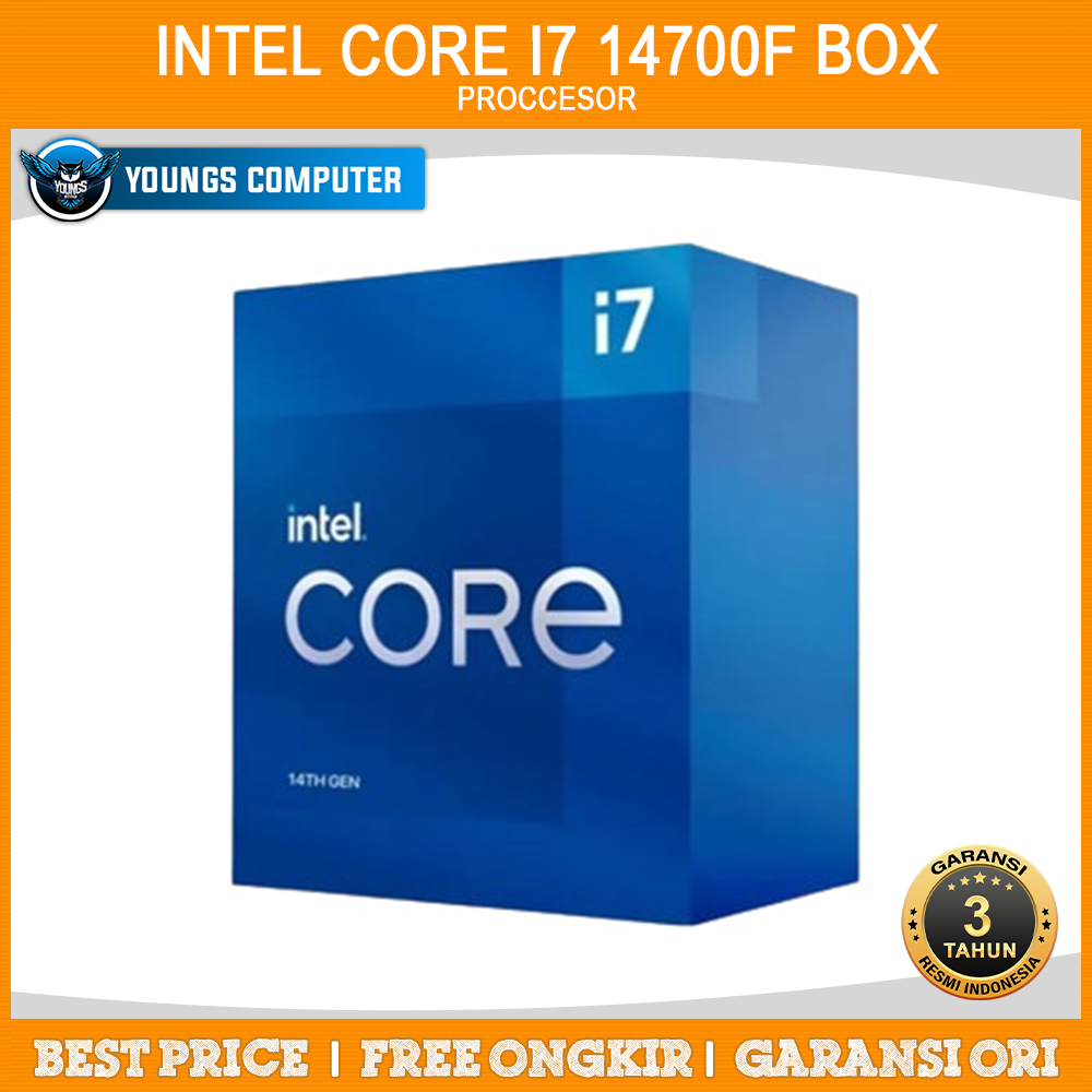 Jual INTEL CORE i7 14700F BOX 20C 28T 5.4Ghz LGA1700 GEN 14TH PROCESSOR | Shopee Indonesia