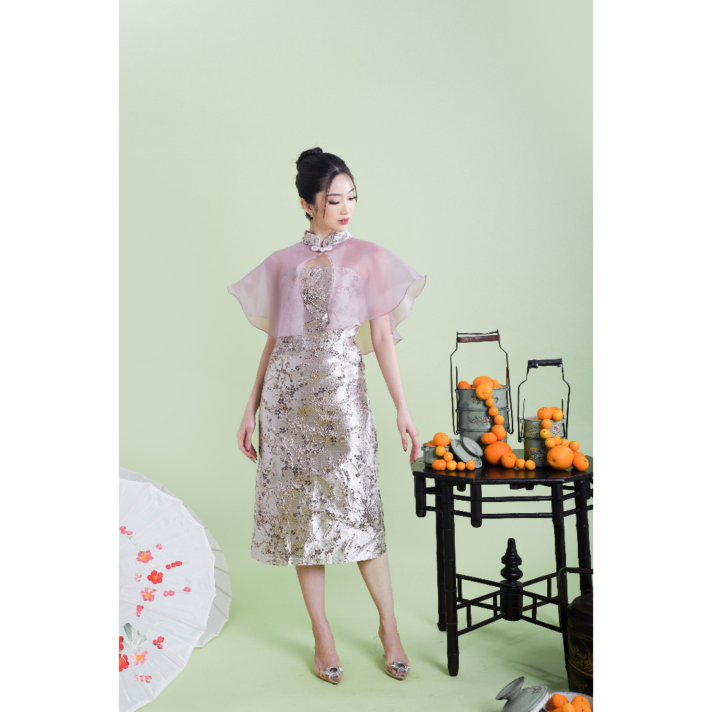 Jual HUA DRESS - SCARLETTERTW/DRESS IMLEK/MIDI DRESS/BRIDESMAID DRESS ...