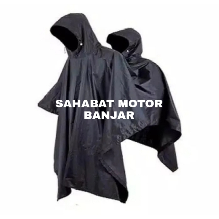 Jual Jas Hujan PONCHO 2 Kepala 2in1 New Vega Dolphin Blue / Mantel ...