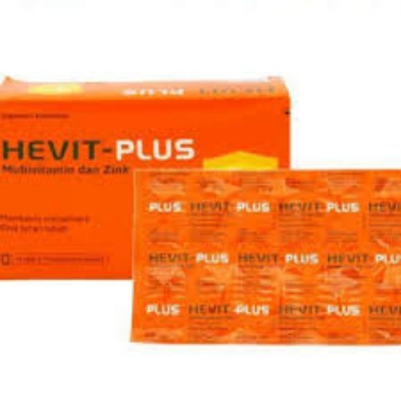 Jual HEVIT PLUS BOX 100 KAPLET Multivitamin dan Mineral Untuk Daya ...