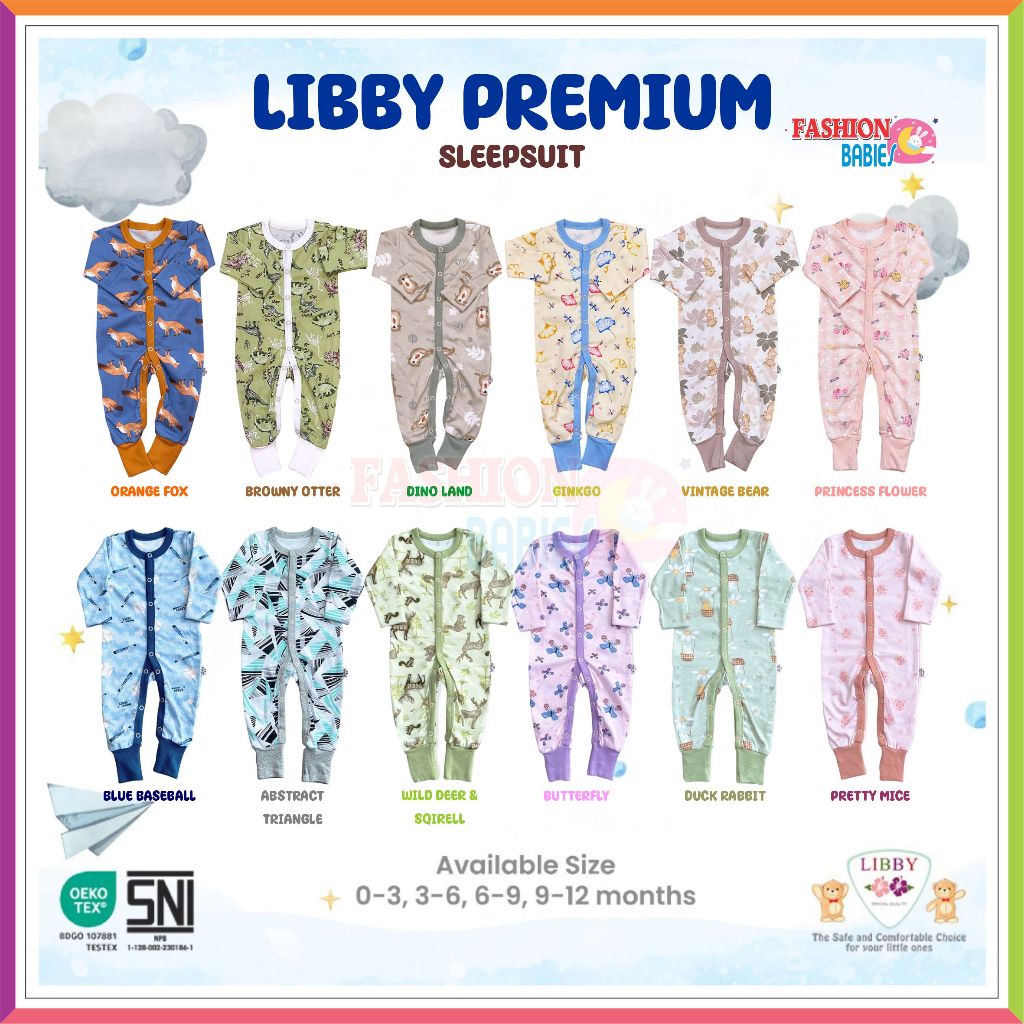 Jual LIBBY PREMIUM SLEEPSUIT | JUMPER PANJANG LIBBY PREMIUM ...