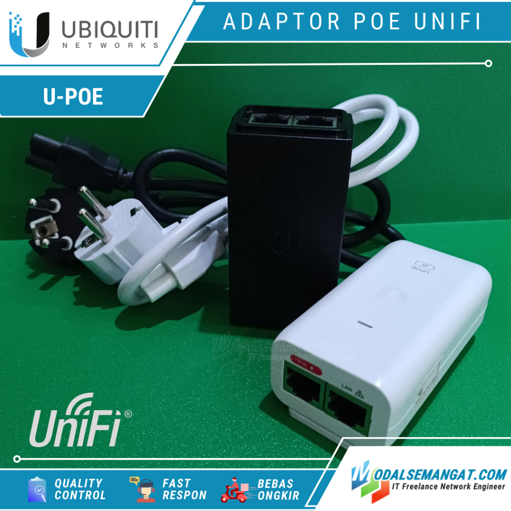 Jual Adaptor PoE UniFi 24V 48V AT/AF Ubiquiti | Shopee Indonesia