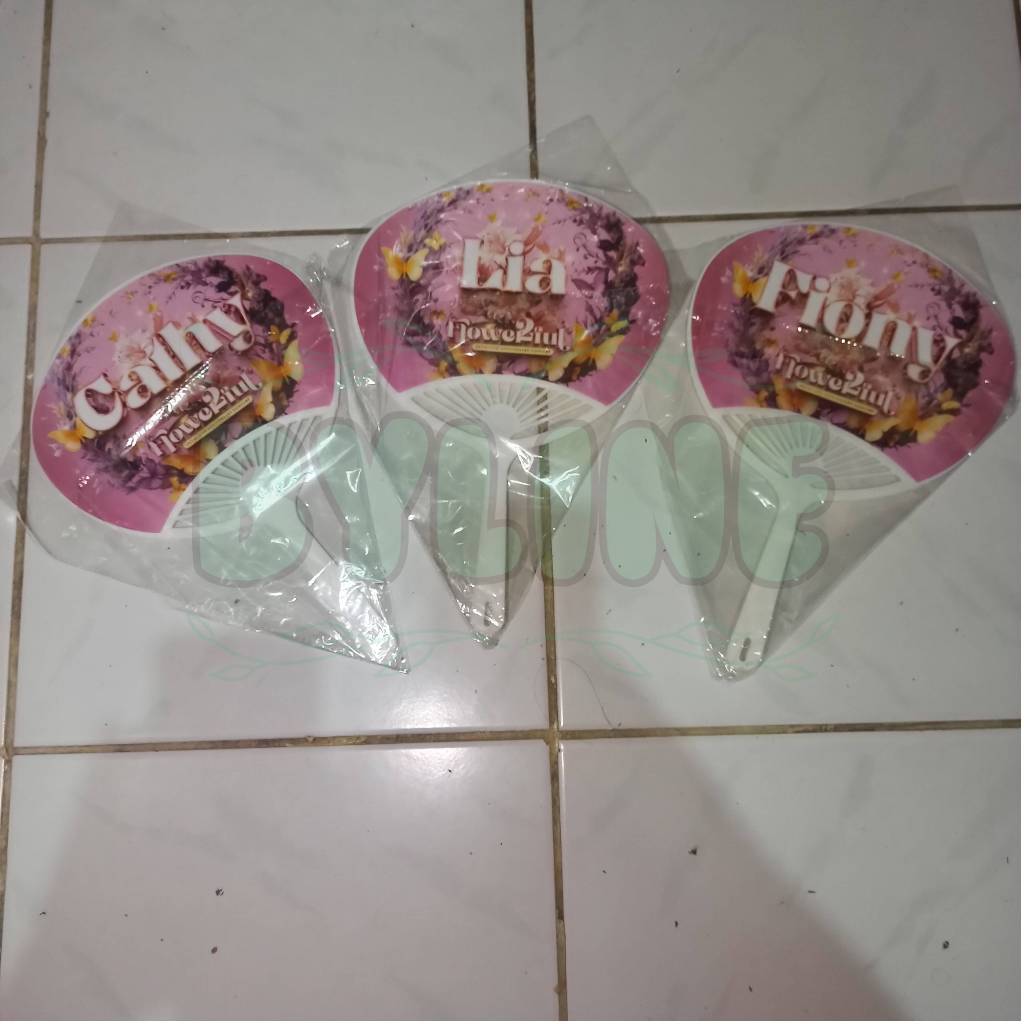 Jual Uchiwa Official JKT48 Flowerful 12th Anniversary (Fiony - Lia ...