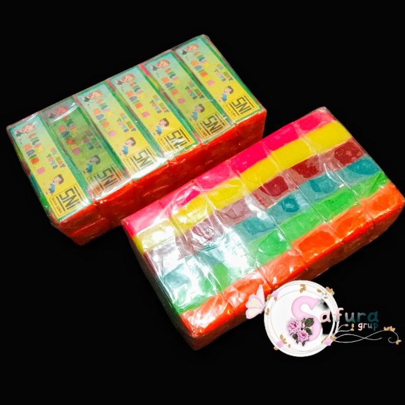 Jual MALAMPET / PLASTISIN 12 PCS / LILIN MAINAN / PLAY DOUGH / MALAM ...