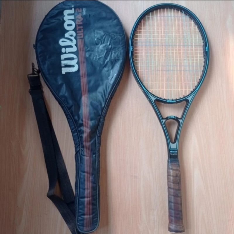 Jual ORIGINAL RAKET TENIS WILSON STING2 MIDSIZE BEKAS | Shopee Indonesia