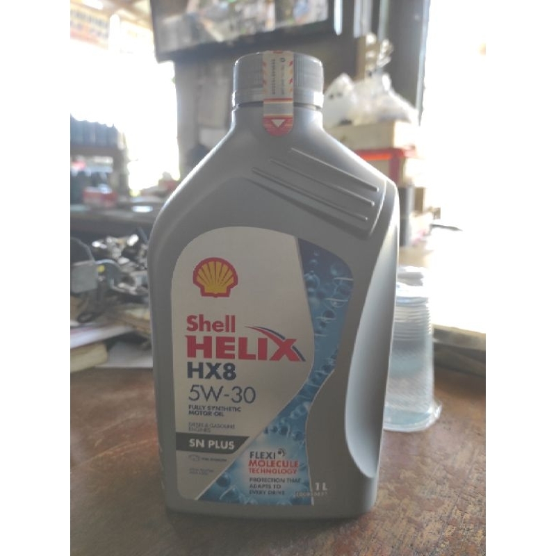 Jual Oli Mesin Shell Helix HX-8 Sae 5W-30 1 Liter | Shopee Indonesia