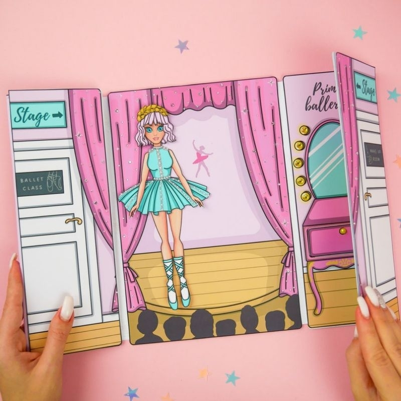 Jual Mainan edukasi Paper Doll Penari Ballet series Busy book Mainan ...