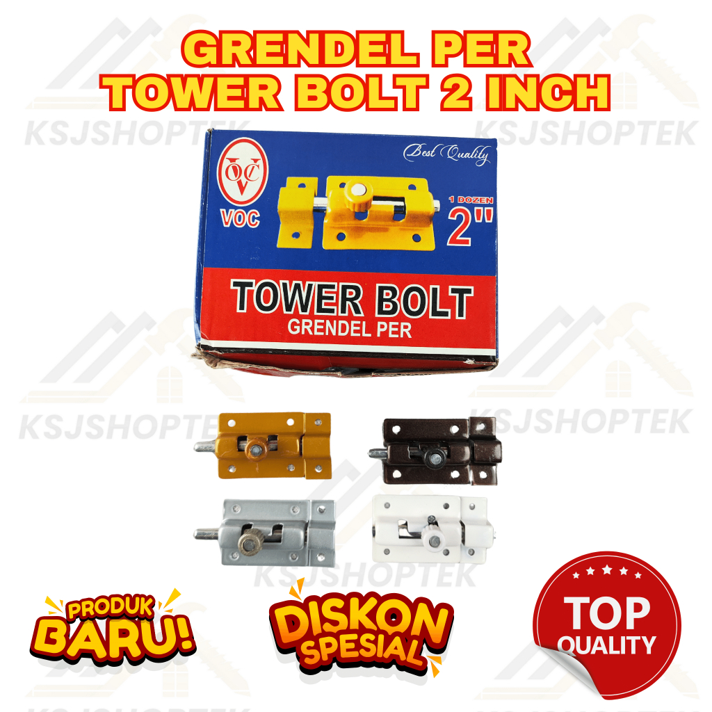 Jual Grendel Peer VOC / Grendel Kamar Mandi / Grendel Ukuran 2 ...