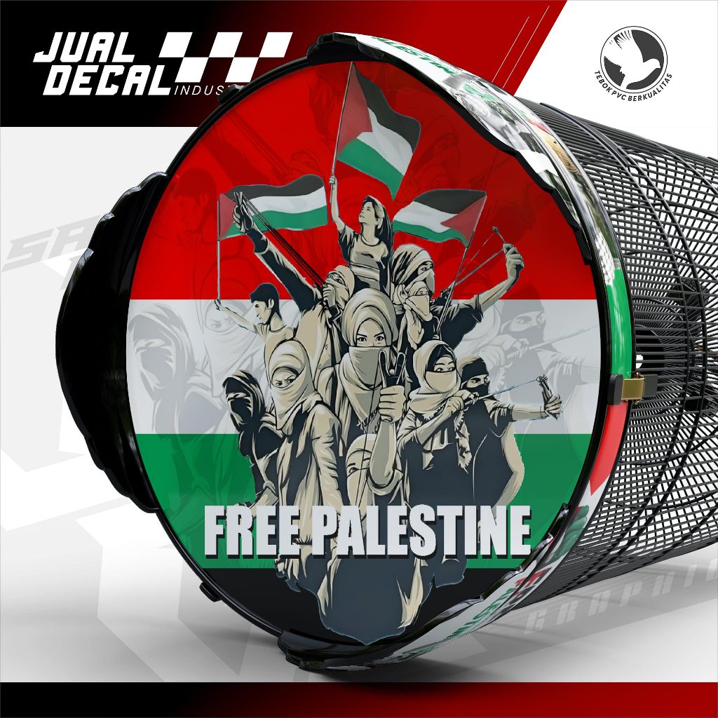Jual Stiker Sangkar Murai PALESTINA GAZA Decal Tebok Anis Custom ...