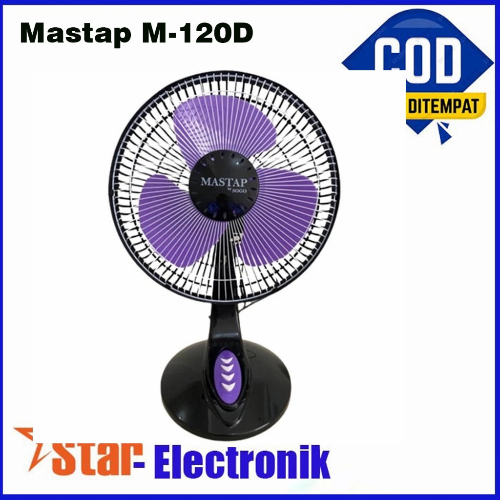 Jual Mastap M-120D Kipas Angin Meja 12 Inch | Shopee Indonesia