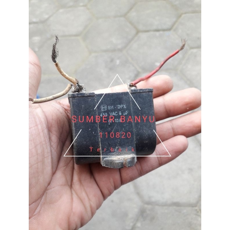 Jual Kapasitor pompa air panasonic gp 200 jxk 6uf & 7uf | Shopee Indonesia