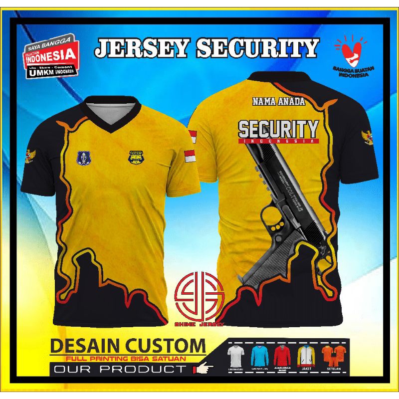 Jual JERSEY SECURITY INDONESIA | Shopee Indonesia