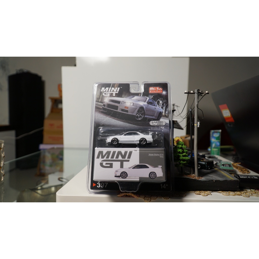 Jual Mini GT Top Secret Nissan Skyline GT-R VR32 White Blister Version ...