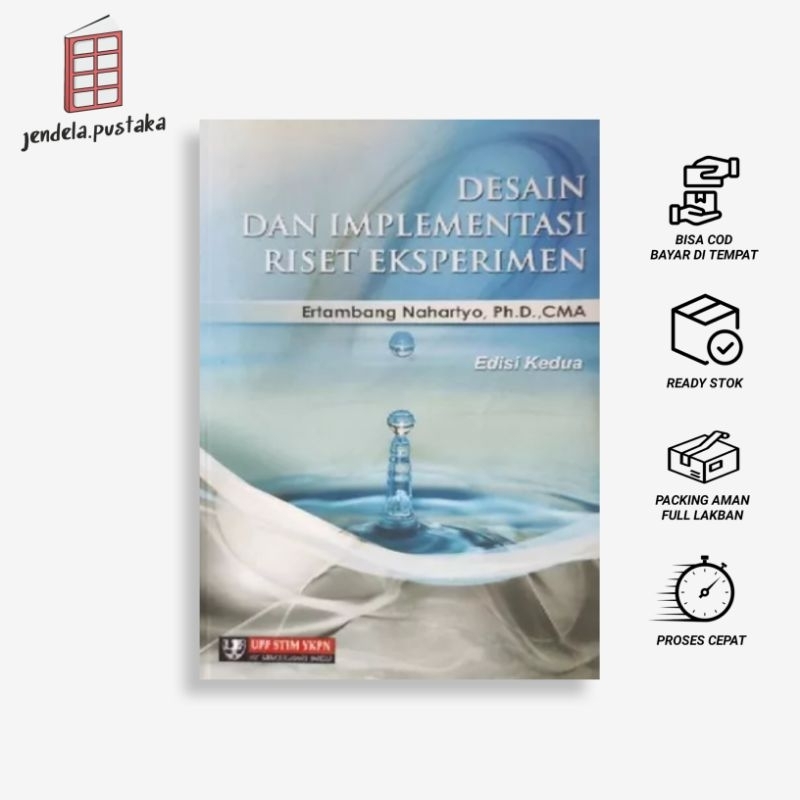 Jual Desain Dan Implementasi Riset Eksperimen Edisi 2 Ertambang Nahartyo | Shopee Indonesia