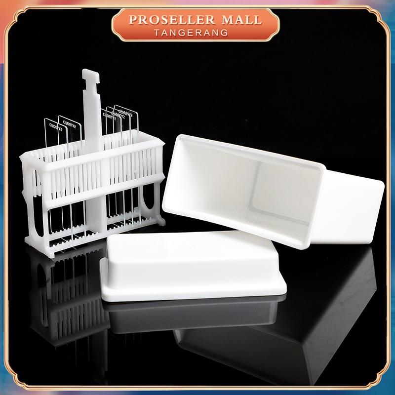 Jual 24 Slot Staining Jar Rack Kualitas Tinggi Rak Pewarnaan ...