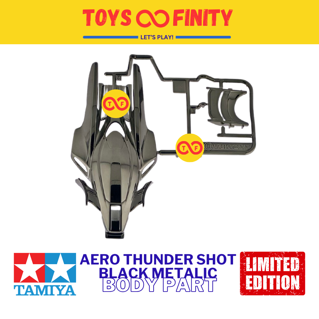 Jual Tamiya Mini 4WD - Thunder Shot Smoke Metalic Body Part - JDM ...