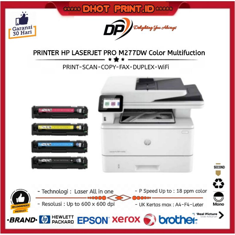 Jual Printer Hp Color Laserjet Pro M277Dw Multifungsi | Shopee Indonesia
