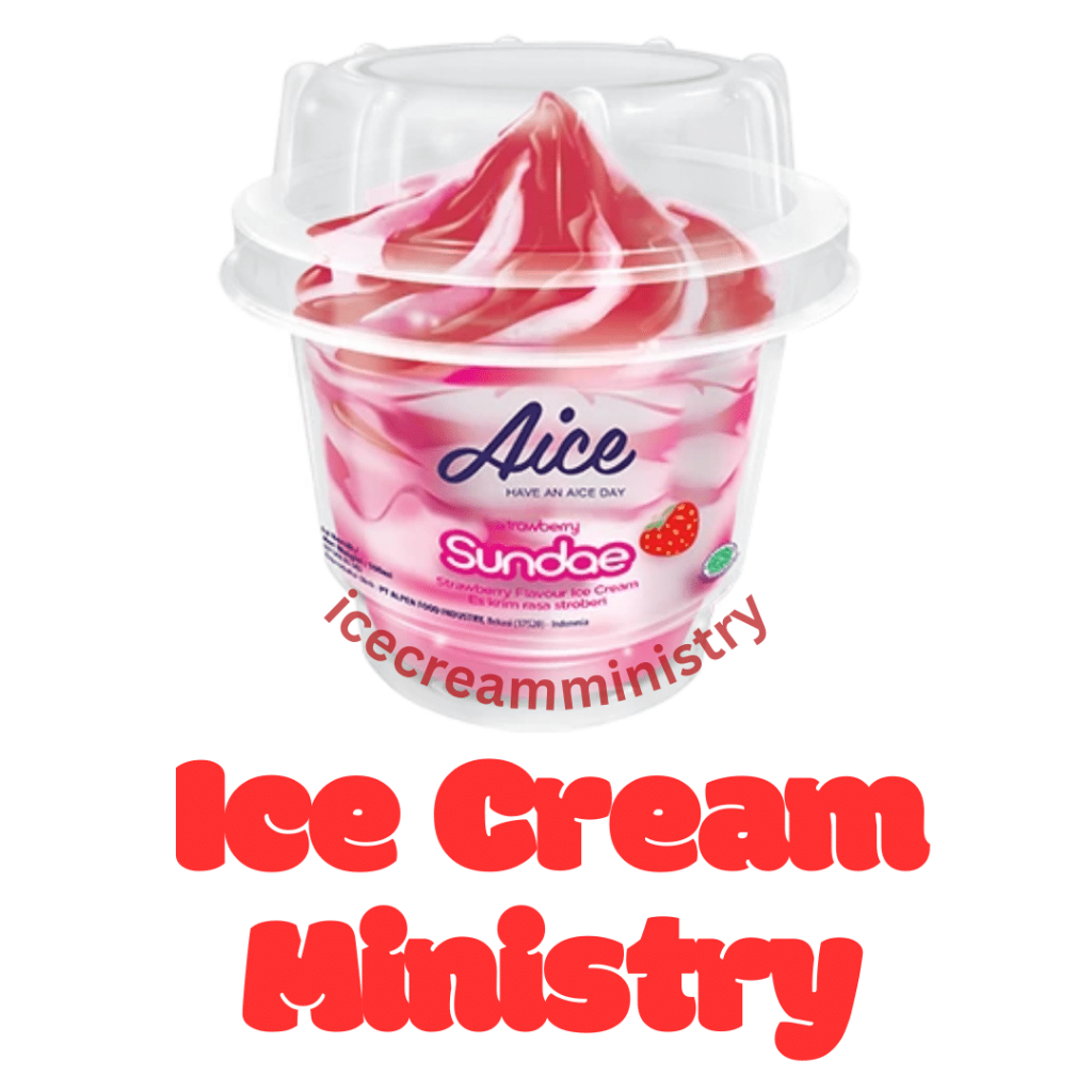 Jual Aice Sundae Strawberry 1 dus isi 24 | Shopee Indonesia