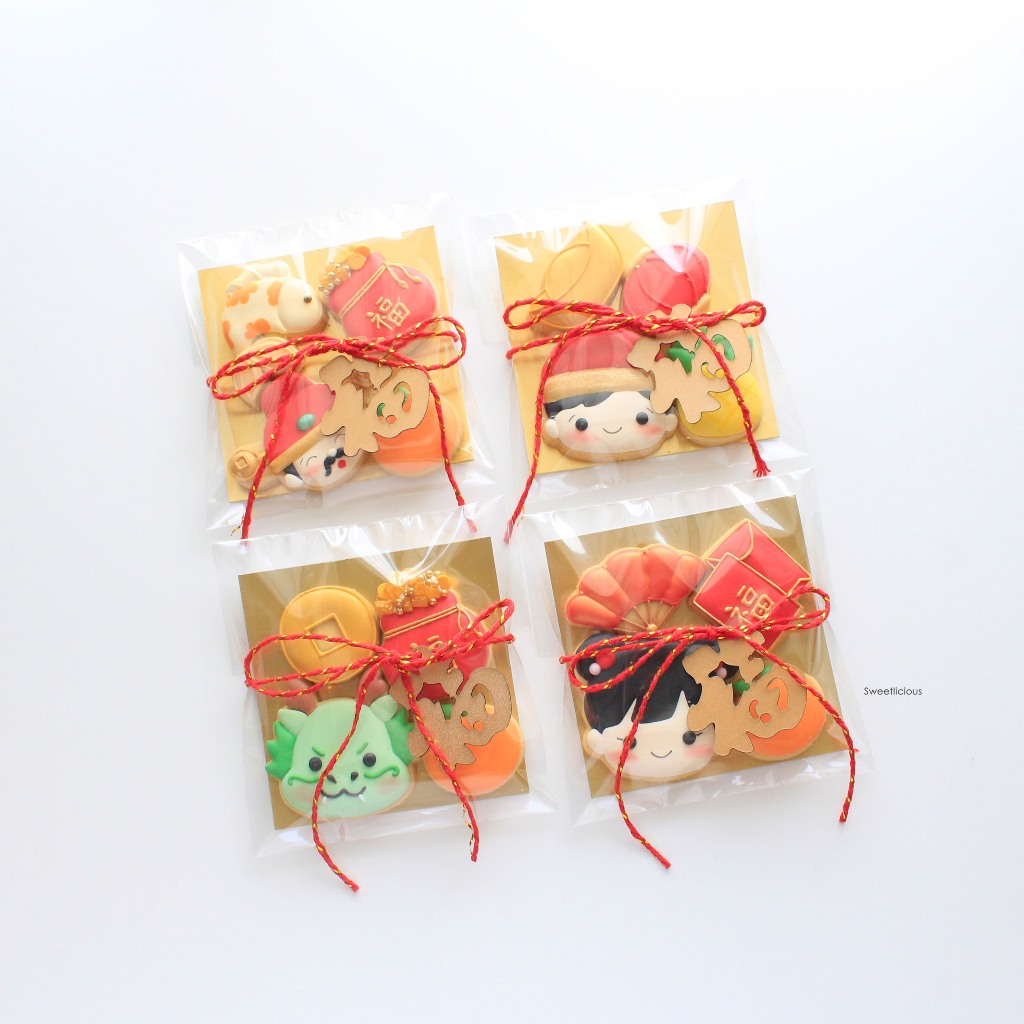 Jual CNY Mini Cookies | Kukis Imlek Package Isi 4pcs - (Min 3 Pack ...