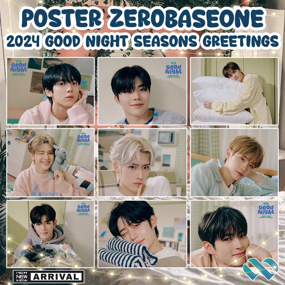 Jual Poster ZEROBASEONE ZB1 2024 SEASONS GREETINGS | Poster Kpop A4 A5 A6 Murah Murah (Part D ...