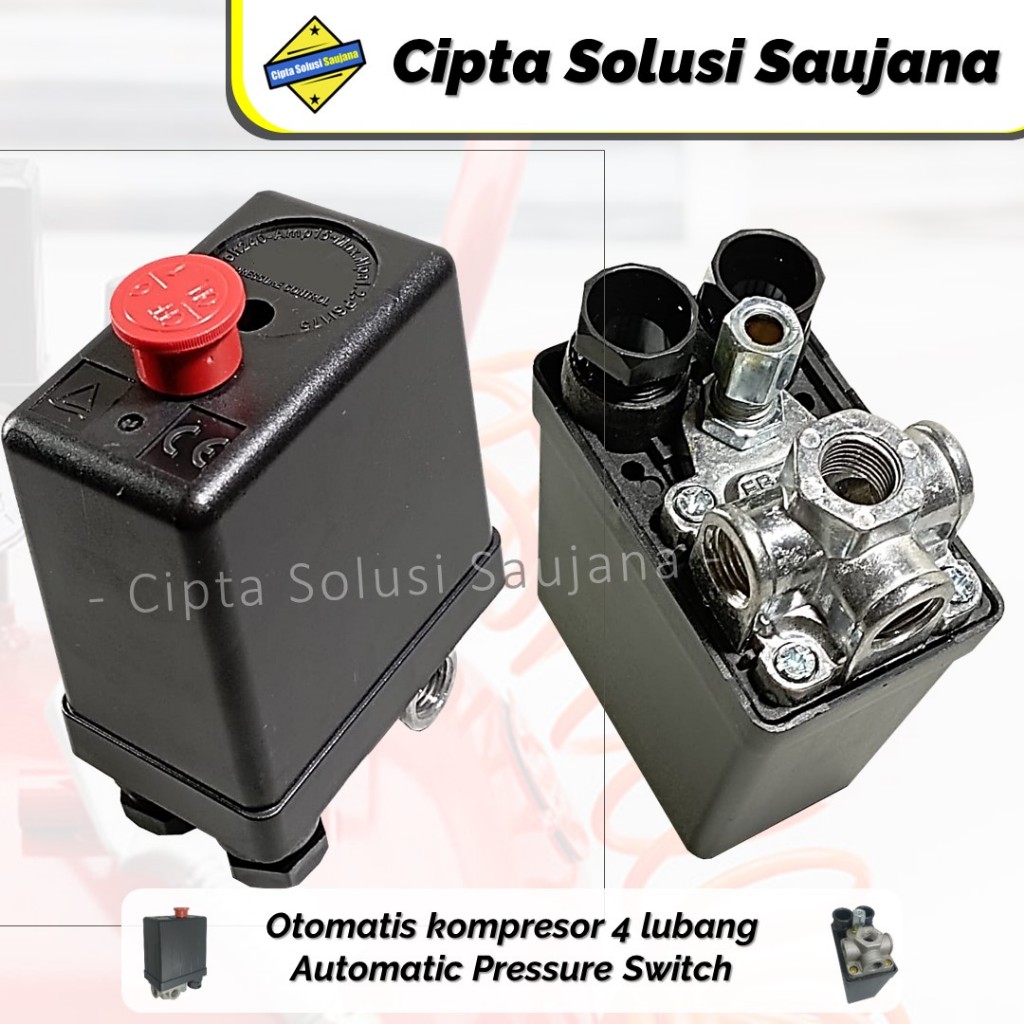 Jual OTOMATIS KOMPRESOR 4 LUBANG ALAT PENGATUR TEKANAN ANGIN KOMPRESOR ...