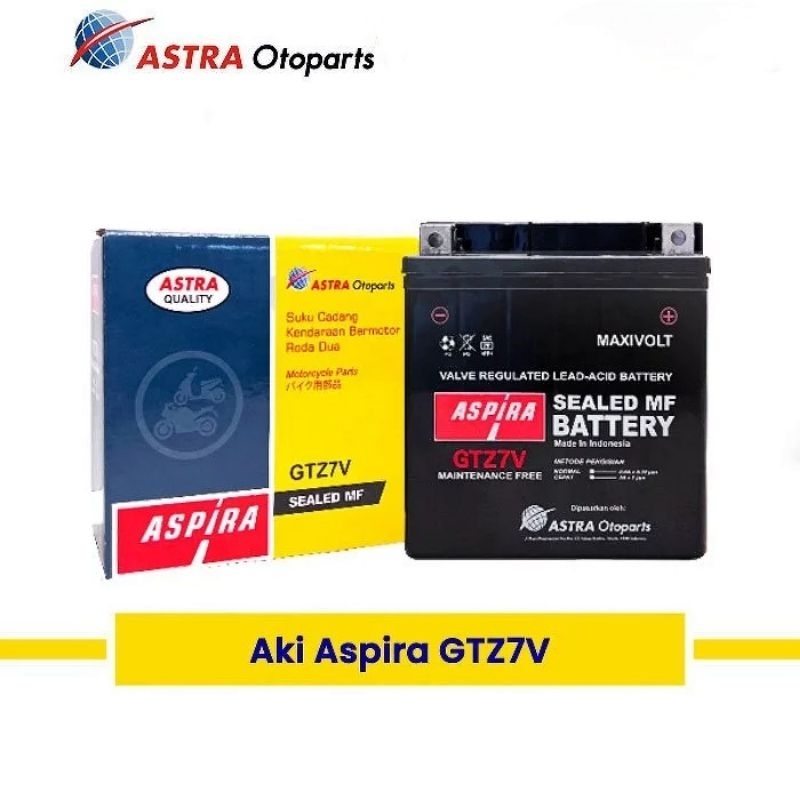 Jual Aki Motor NMAX OLD NMAX LAMA AEROX OLD AEROX NEW ABS ASPIRA GTZ7V ...