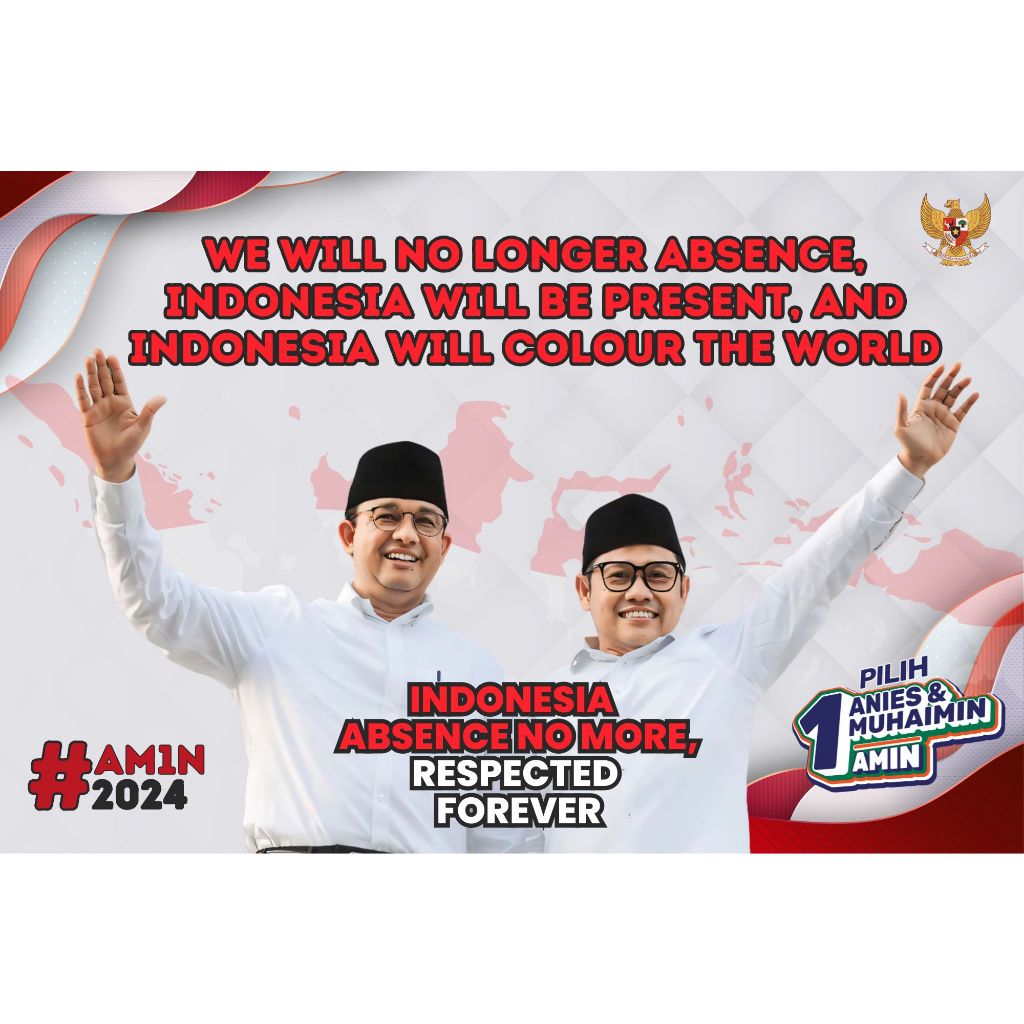 Jual CETAK BANNER / SPANDUK - ANIES BASWEDAN 2024 - Indonesia Absence ...