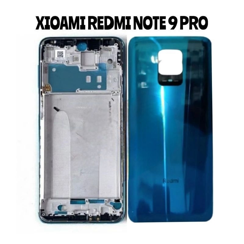 Jual Casing Housing Fullset Xiaomi Redmi Note 9 Pro Backdoor + Frame ...