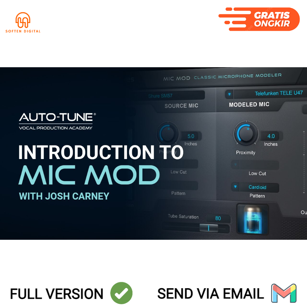 Jual Antares - Auto-Tune Mic Mod VST Plugin microphone modeling tool ...