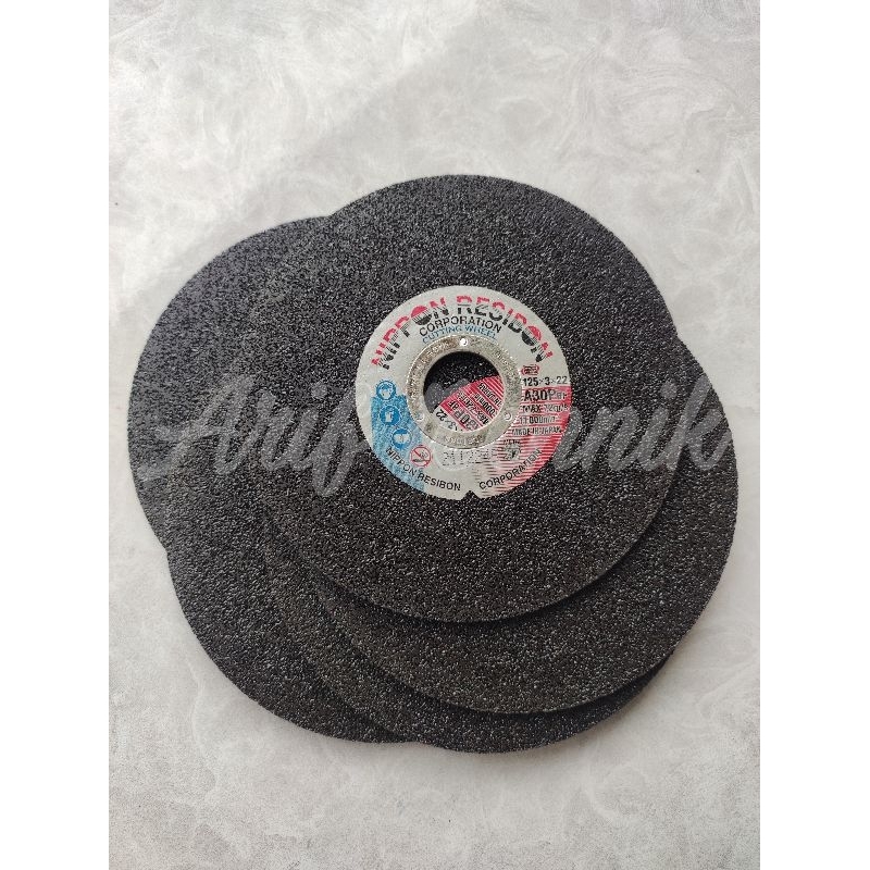 Jual Cutting disc NIPPON RESIBON 5inch / Batu gerinda potong NIPPON 125 ...