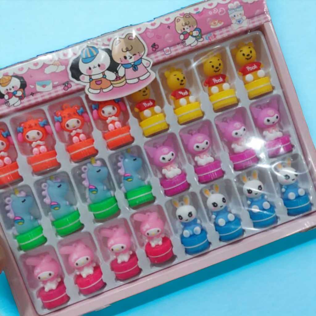 Jual Mainan Stempel Sanrio / Mainan Anak Mini Stamp Stempel Tinta Cap ...