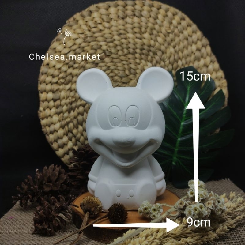 Jual Patung mewarnai gypsum Meky Mouse 3D | Shopee Indonesia