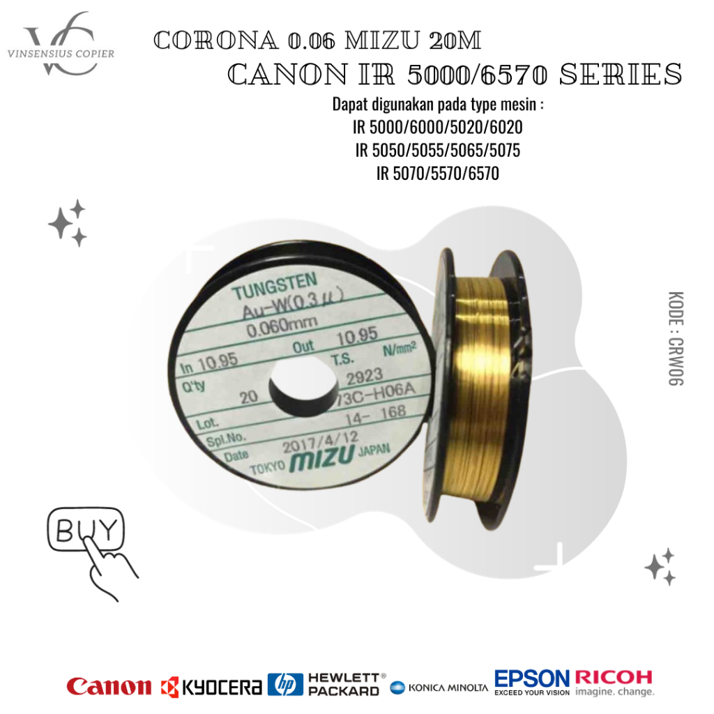 Jual Corona Wire 0.06mm 20m MIZU | Shopee Indonesia