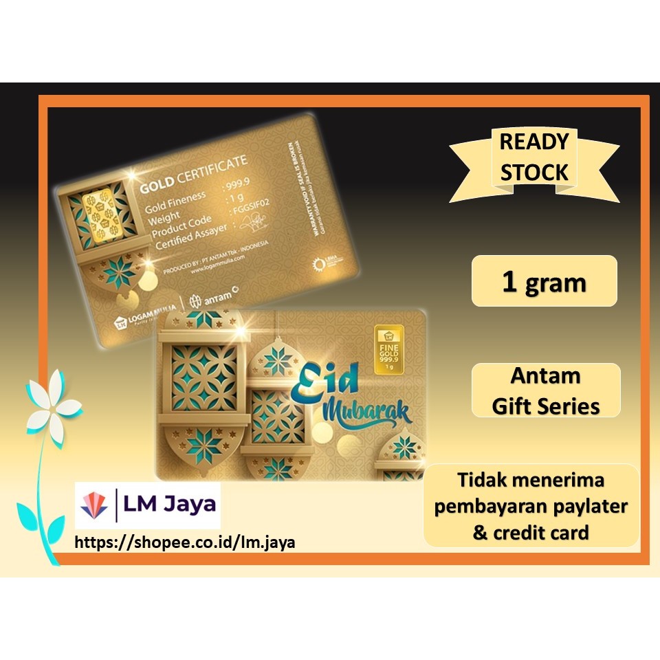 Jual Antam Gift Series Eid Mubarok Antam Gift Series Idul Fitri Hadiah ...