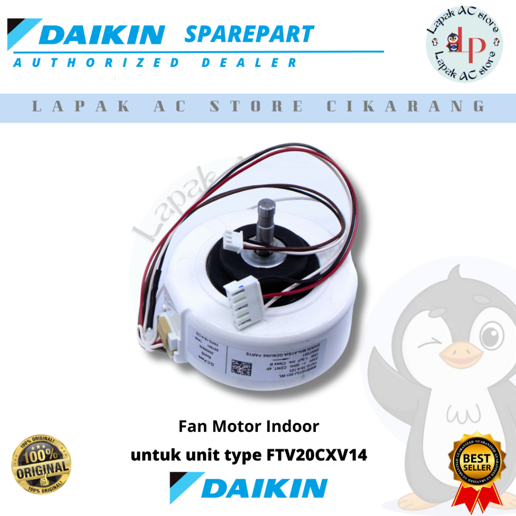 Jual Fan Motor Indoor AC DAIKIN Malaysia 3/4 PK FTV20CXV14 | Shopee ...