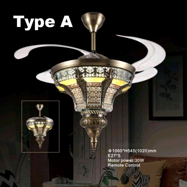 Jual Lampu Hias Gantung ceiling Kipas angin arabic Turki markok ...