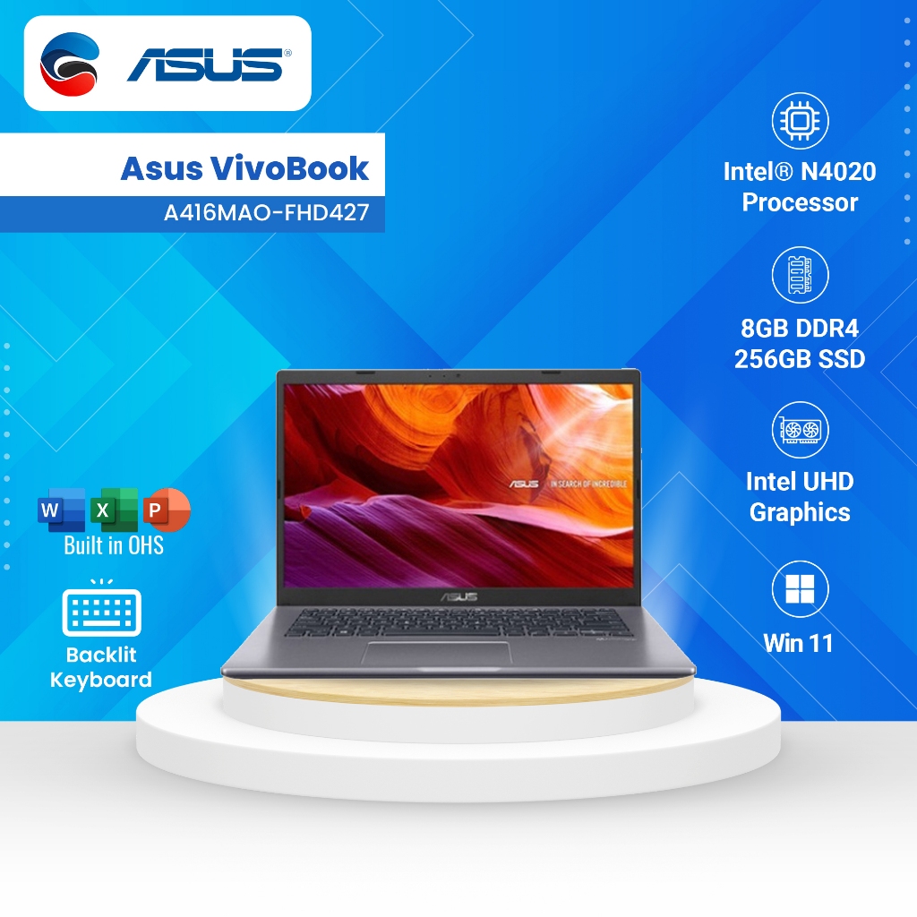Jual ASUS Laptop Vivobook 14 A416MAO-FHD427 Intel Celeron N4020 8GB ...