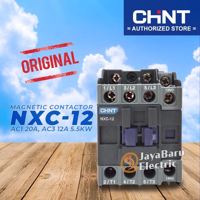 Jual Contactor Kontaktor CHINT NXC-12 NXC12 24V 36V 48V 110V 220V 400V ...