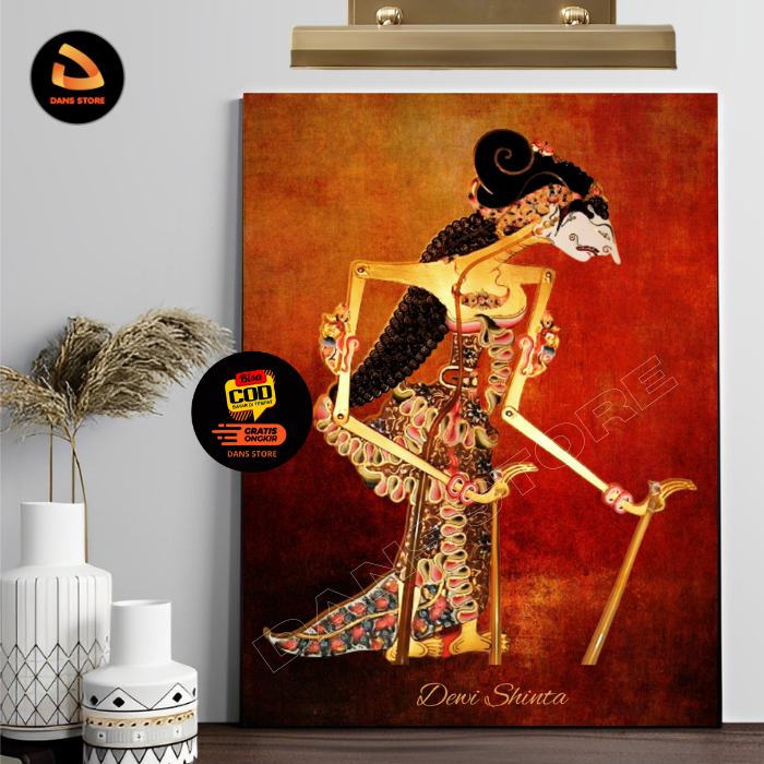 Jual Poster Wayang Kulit Dewi Shinta Untuk Hiasan Dinding Atau Wall ...