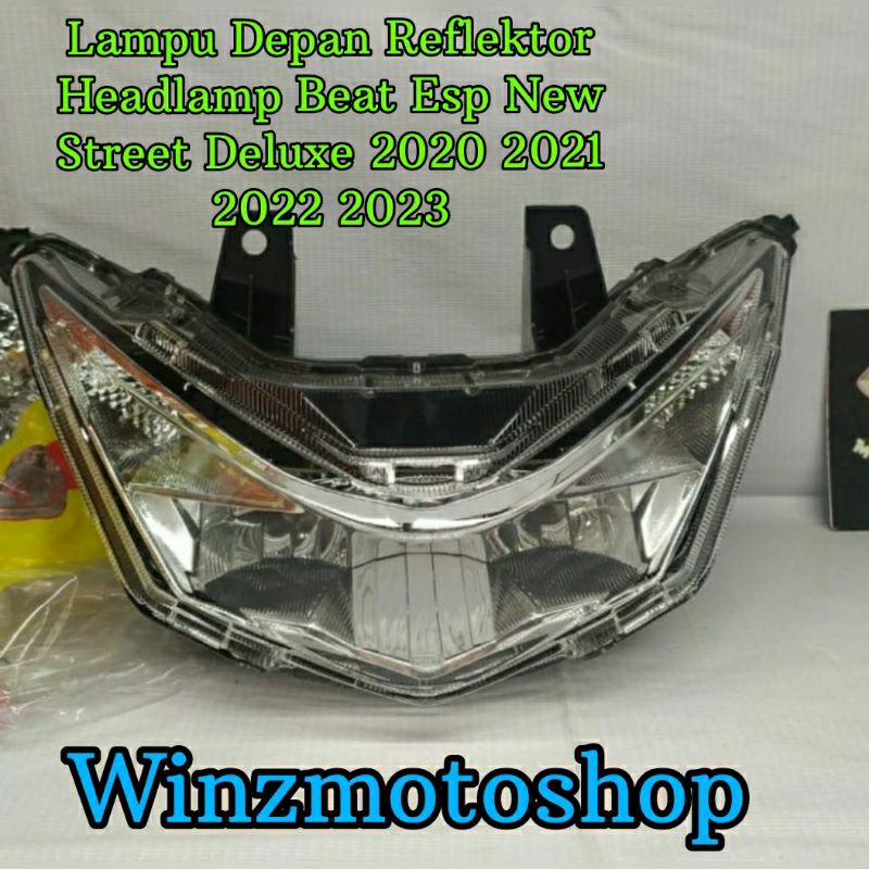 Jual Lampu Depan Reflektor Headlamp Beat Esp New Street Deluxe 2020 ...