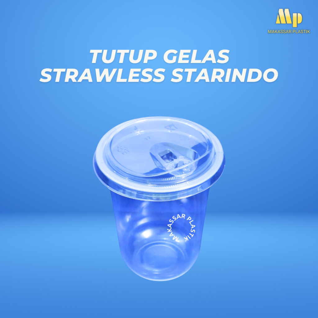 Jual Tutup Gelas Strawless Starindo @50 Pcs | Shopee Indonesia