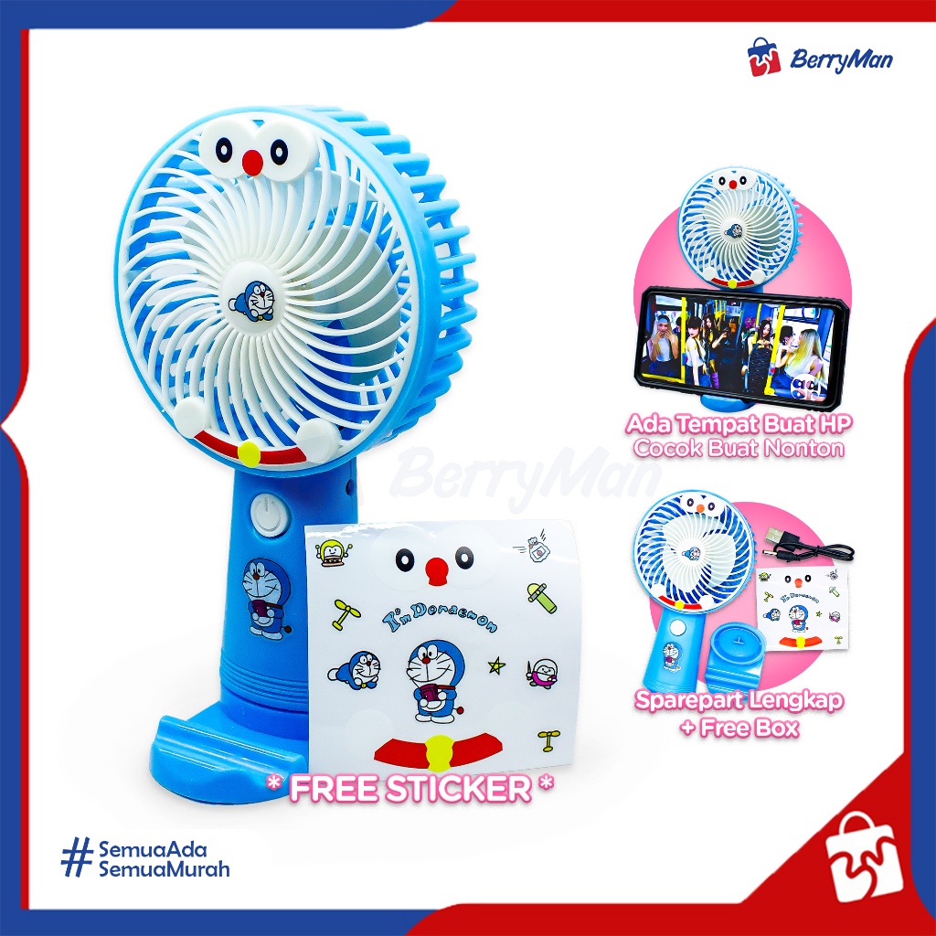 Jual CARTOON HANDY FAN SX-107 Kipas Angin Genggam Mini Portable Motif ...