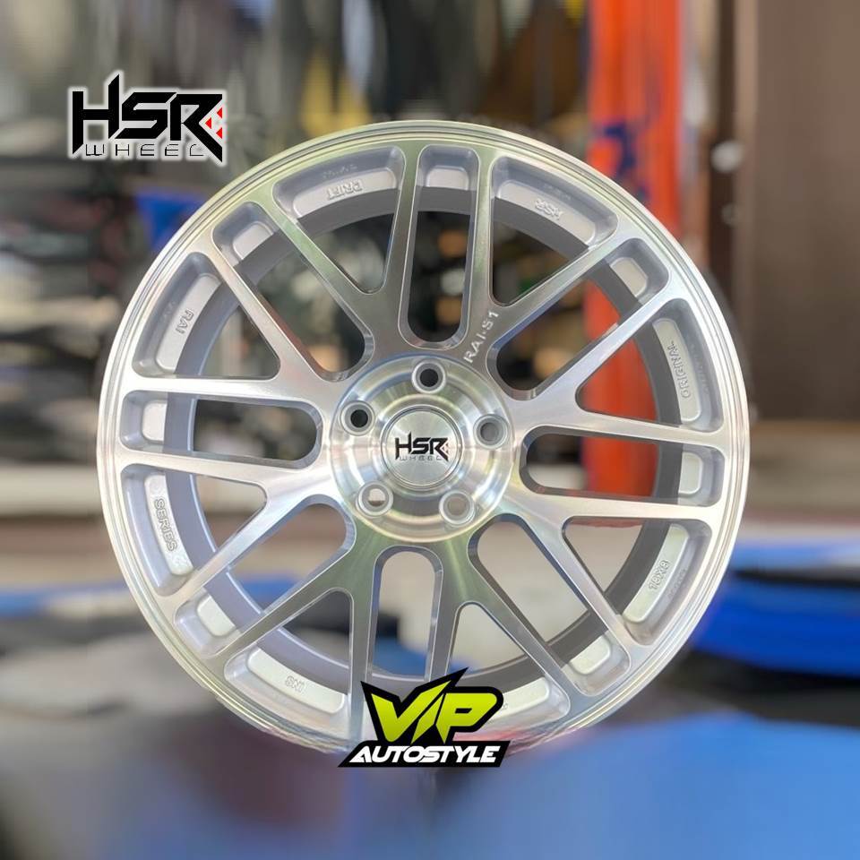 Jual Velg racing HSR RAI-S1 R18 Silver buat Honda HRV Xpander Livina ...