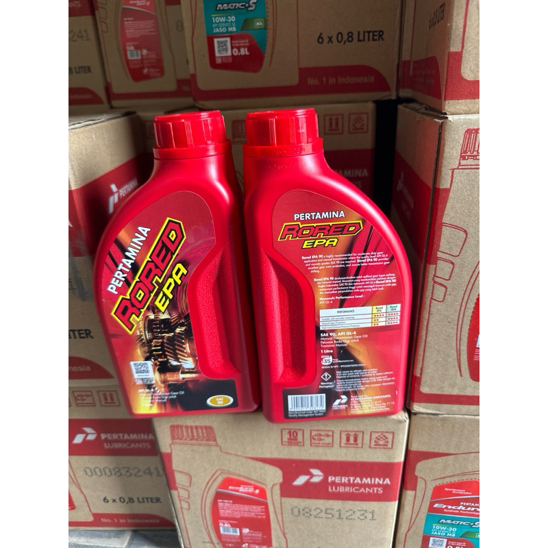 Jual Oli Gardan Pertamina Rored Epa 90 API GL-4 kemasan 1 liter ...