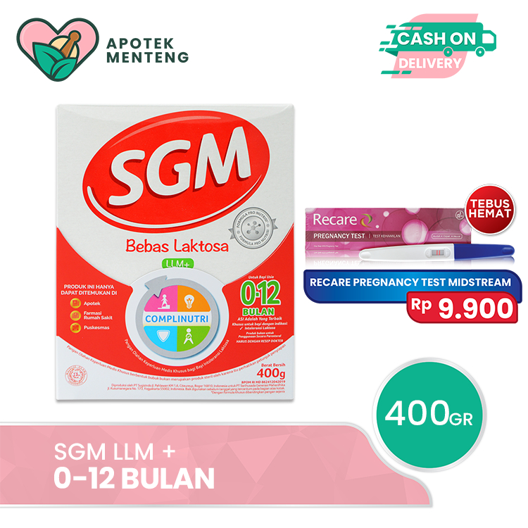 Jual SGM LLM+ Susu Formula Bayi Bebas Laktosa 400 Gr | Shopee Indonesia